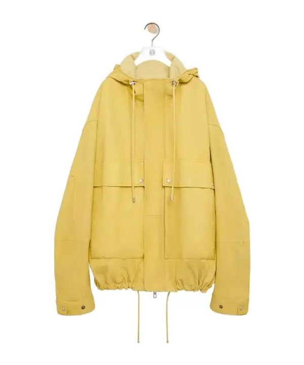 Loewe Nappa Leather Short Parka