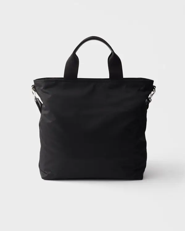 Prada Explore Re-nylon And Leather Tote Bag