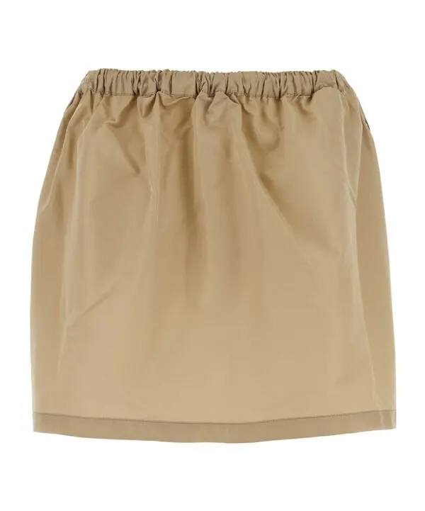 Miu Miu Technical Fabric Mini Skirt