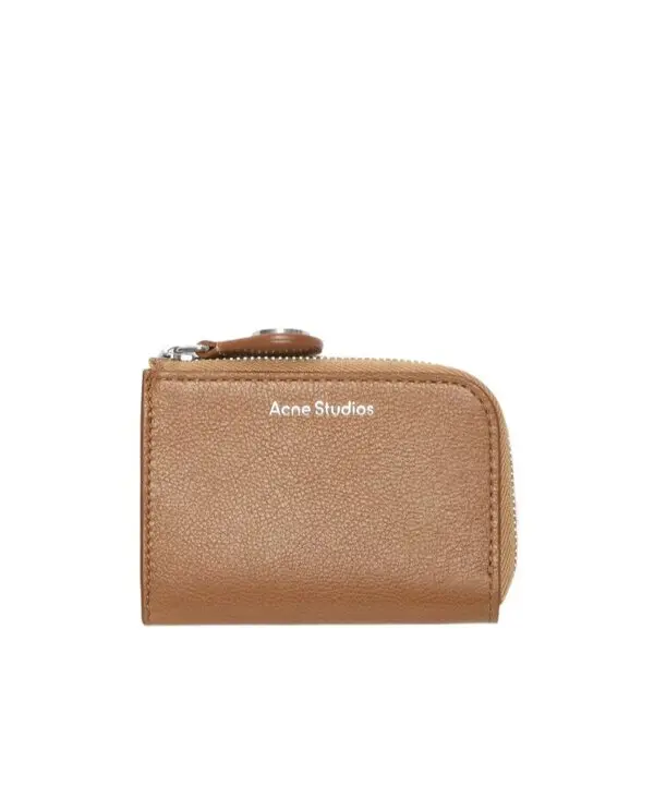 Acne Studios Compact Zip Wallet - Brown