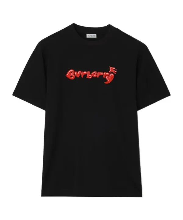 Burberry Heart Logo Cotton T-shirt