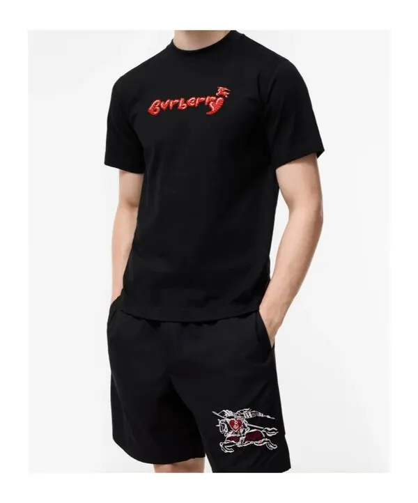 Burberry Heart Logo Cotton T-shirt