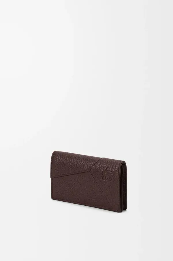 Loewe Puzzle Business Cardholder In Supple Grained Calfskin