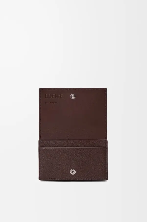 Loewe Puzzle Business Cardholder In Supple Grained Calfskin