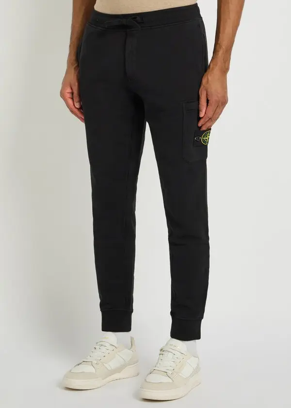 Stone Island Logo Cotton Sweatpants