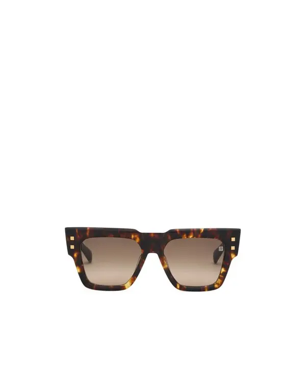 Balmain B-army Rectangle-frame Sunglasses