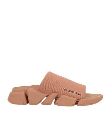 Balenciaga Ribbed Knit Slides