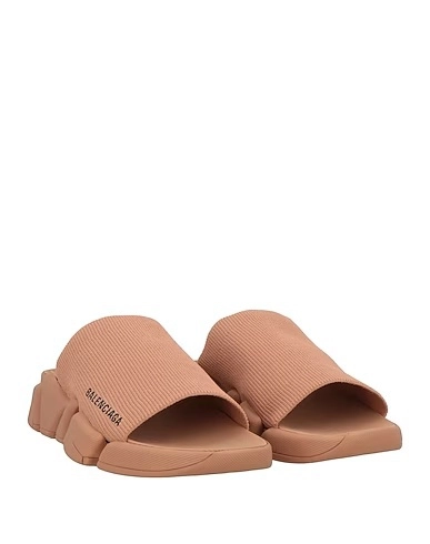 Balenciaga Ribbed Knit Slides