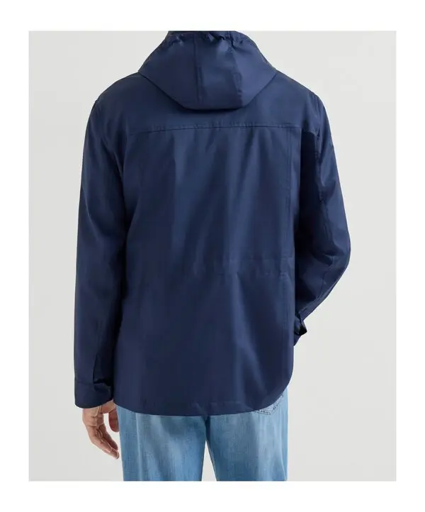 Brunello Cucinelli Detachable Hood Safari Jacket