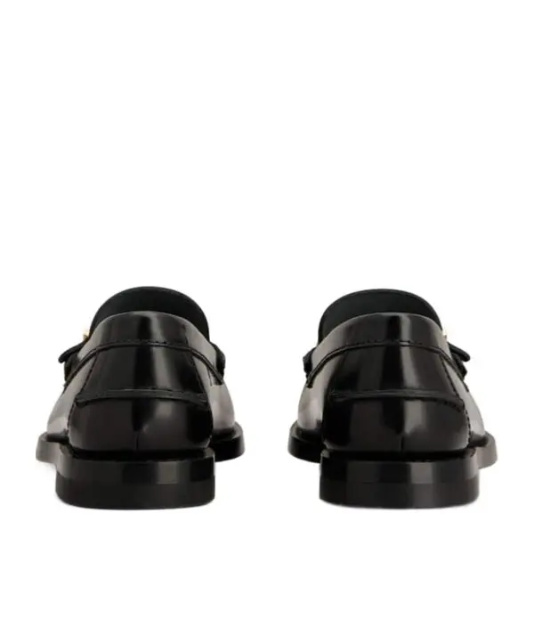TOD'S Leather Loafers With Buckle Detail