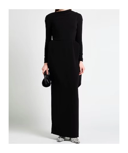 Balenciaga Long Sleeve Gown