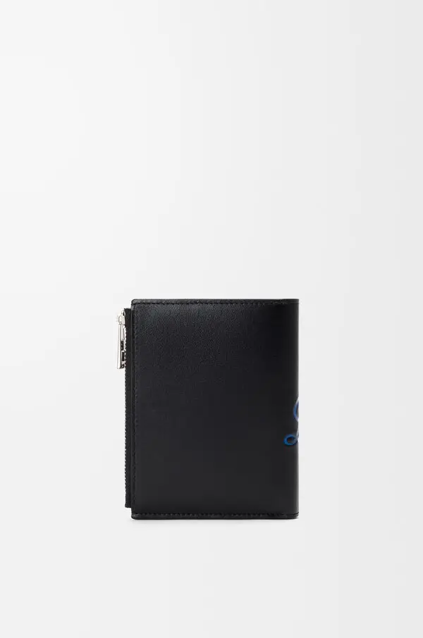 Loewe Slim Compact Wallet In Shiny Calfskin