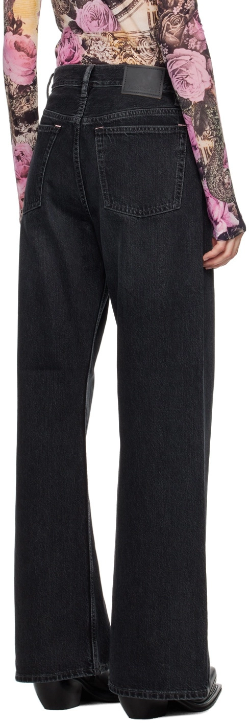 Acne Studios 2021f Logo Patch High-waist Jeans