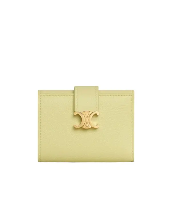 Celine Fine Strap Wallet Nino In Supple Grained Calfskin