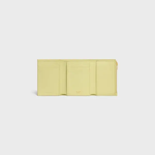 Celine Fine Strap Wallet Nino In Supple Grained Calfskin