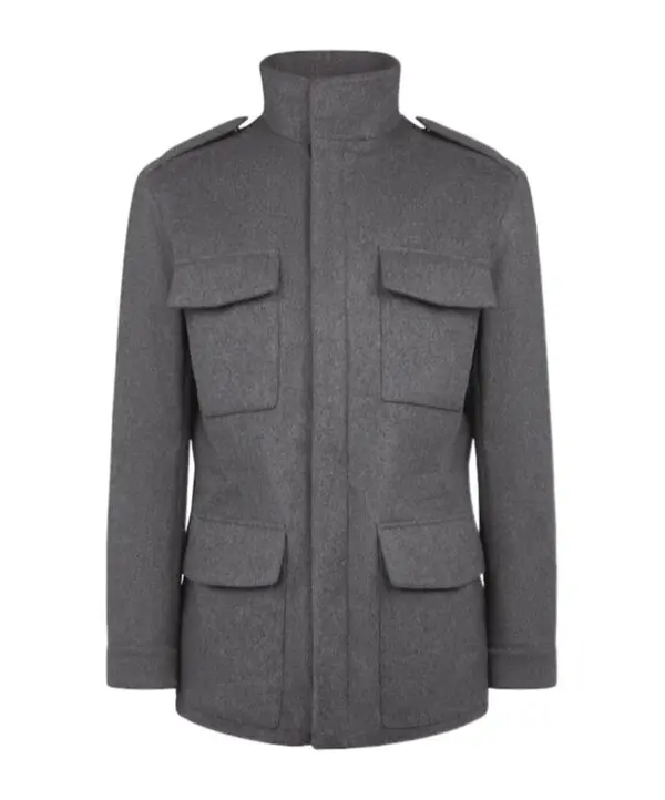 TOD'S Field Jacket In Wool Drap