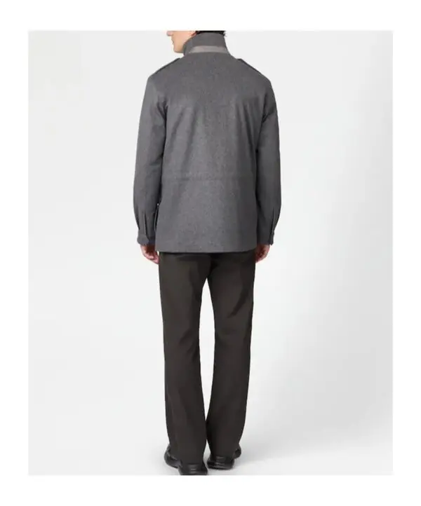 TOD'S Field Jacket In Wool Drap
