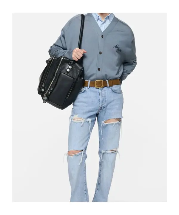 Acne Studios Silk V-neck Cardigan