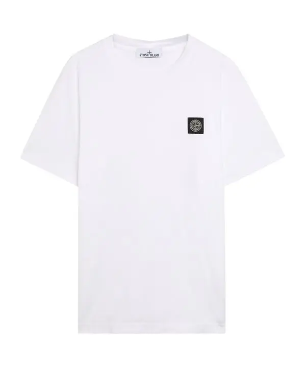 Stone Island Logo-appliquéd Cotton T-shirt