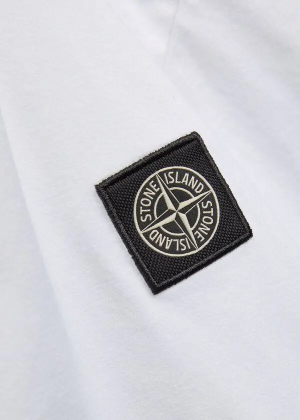 Stone Island Logo-appliquéd Cotton T-shirt