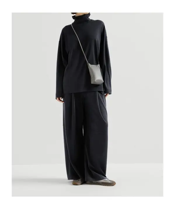 Brunello Cucinelli Cotton And Silk Blend High Neck Sweater