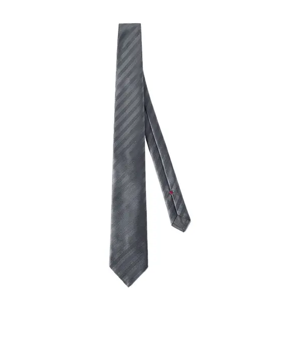Brunello Cucinelli Silk Chevron Tie
