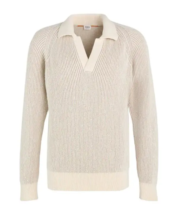TOD'S Ribbed V-neck Sweater