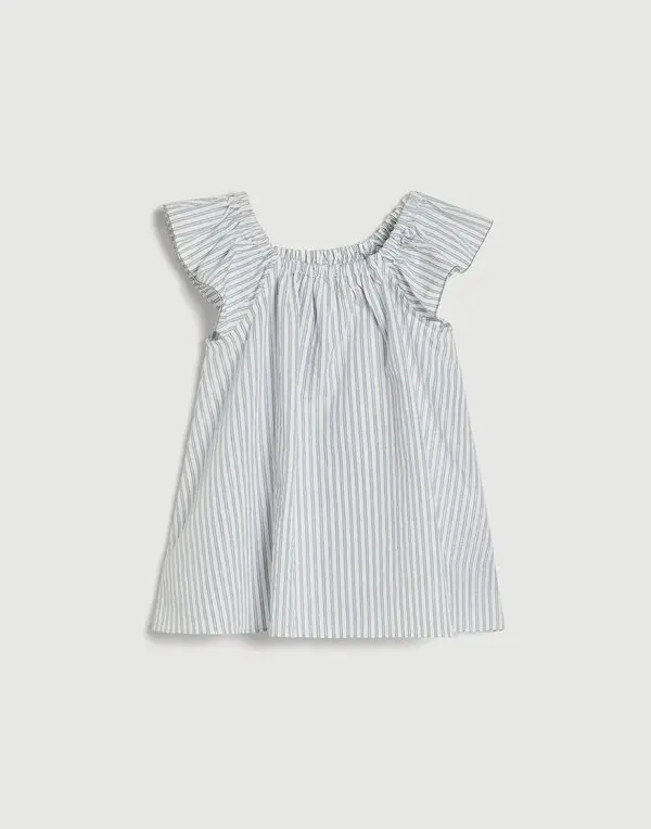 Brunello Cucinelli Striped Stretch Top