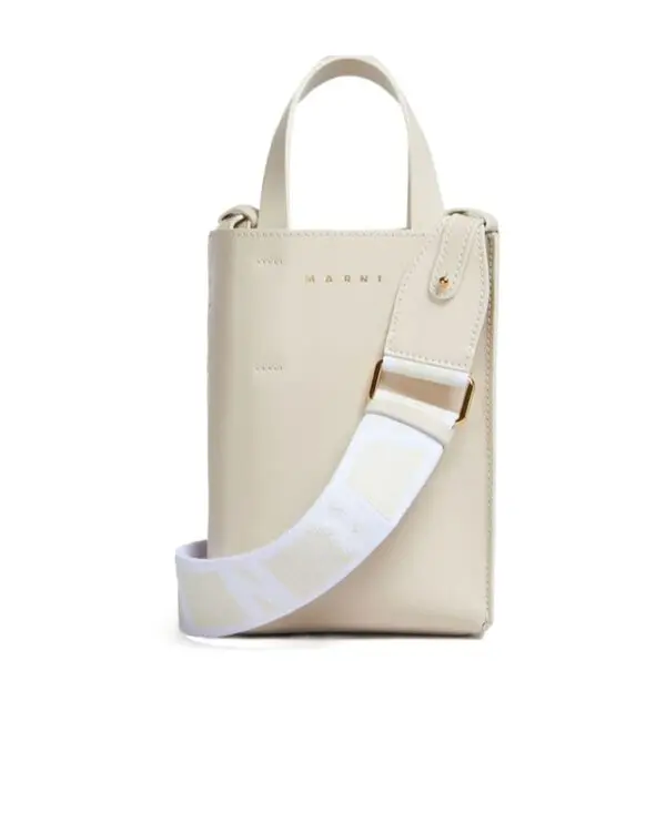Marni Logo Printed Top Handle Bag