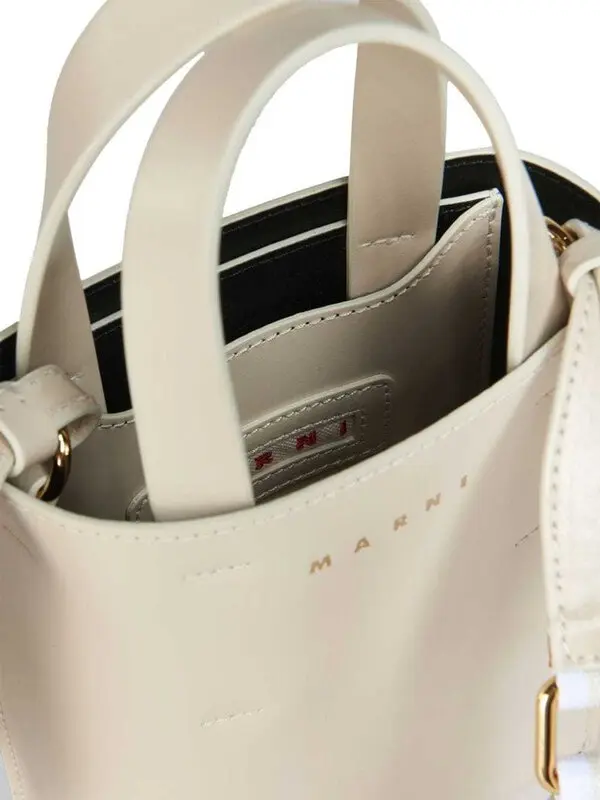 Marni Logo Printed Top Handle Bag