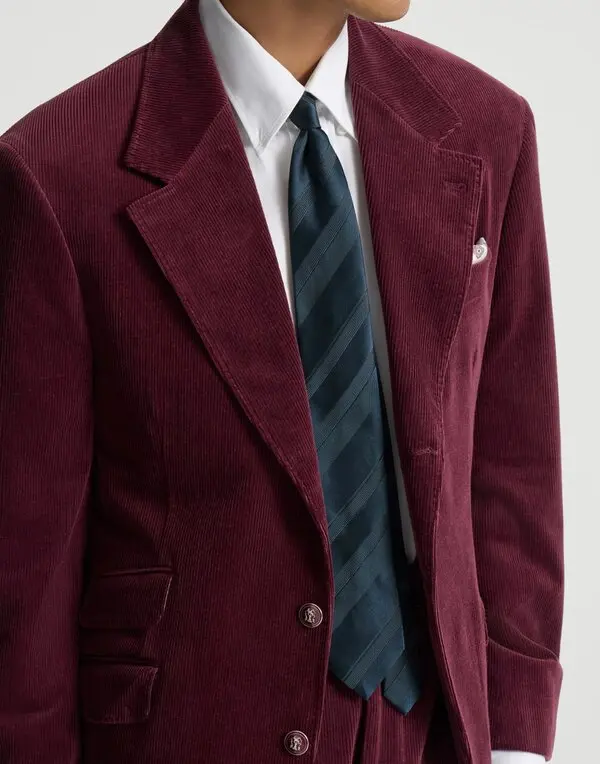Brunello Cucinelli Regimental-stripe Silk Tie