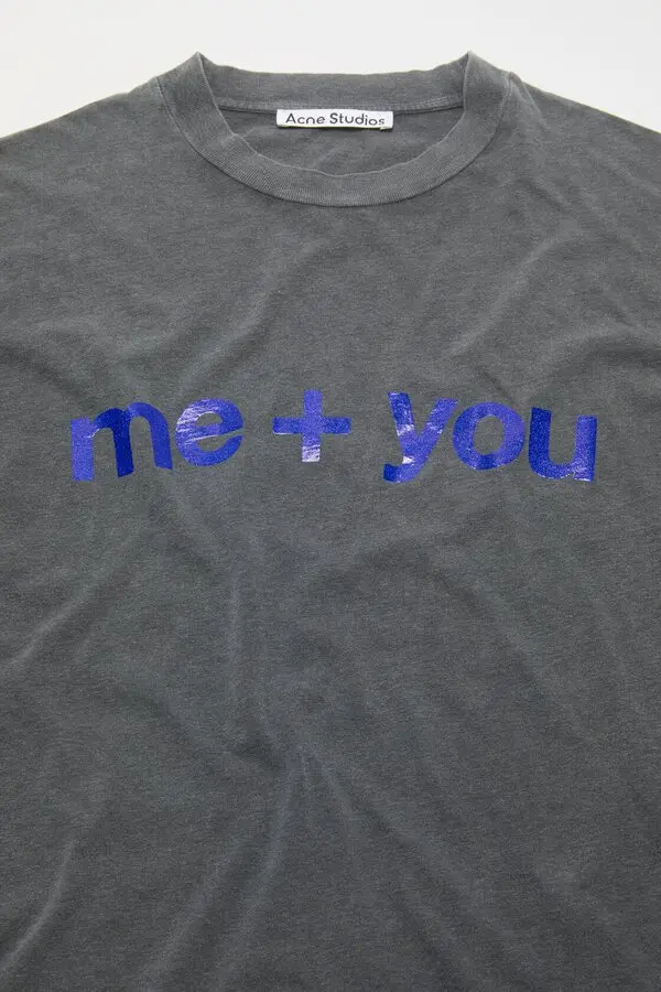 Acne Studios Glitter Graphic T-shirt