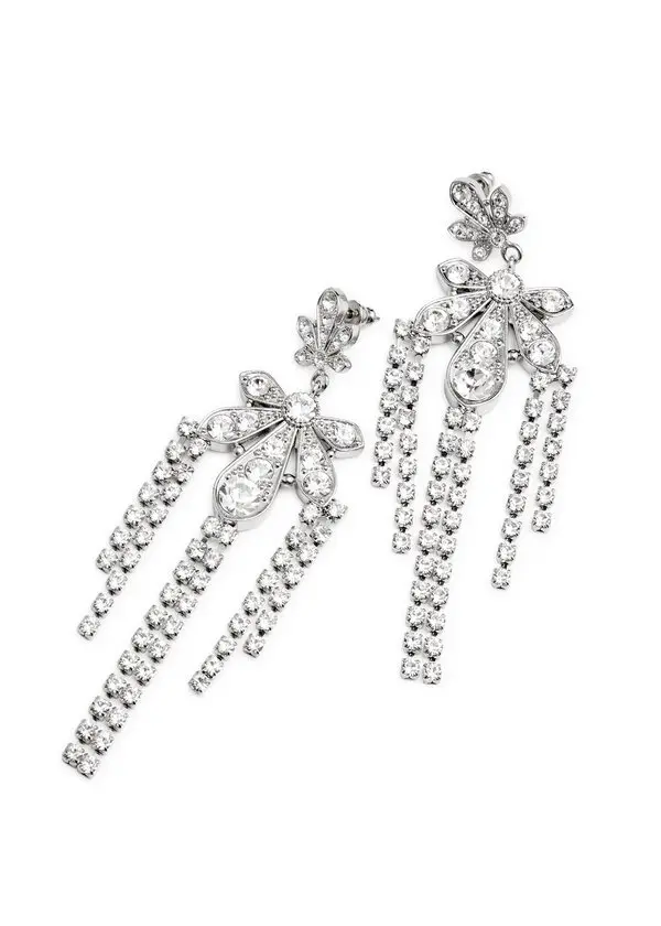 Rabanne Chandelier Crystal-embellished Drop Earrings