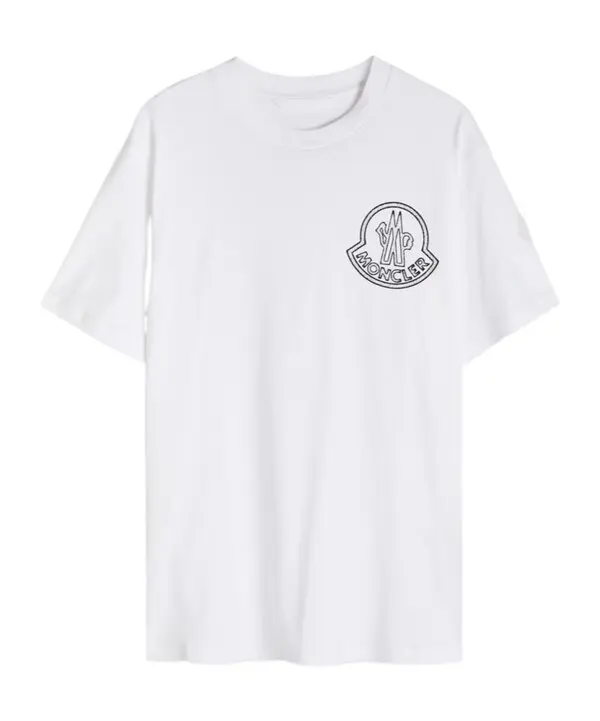 Moncler New Badge Logo-print Cotton T-shirt