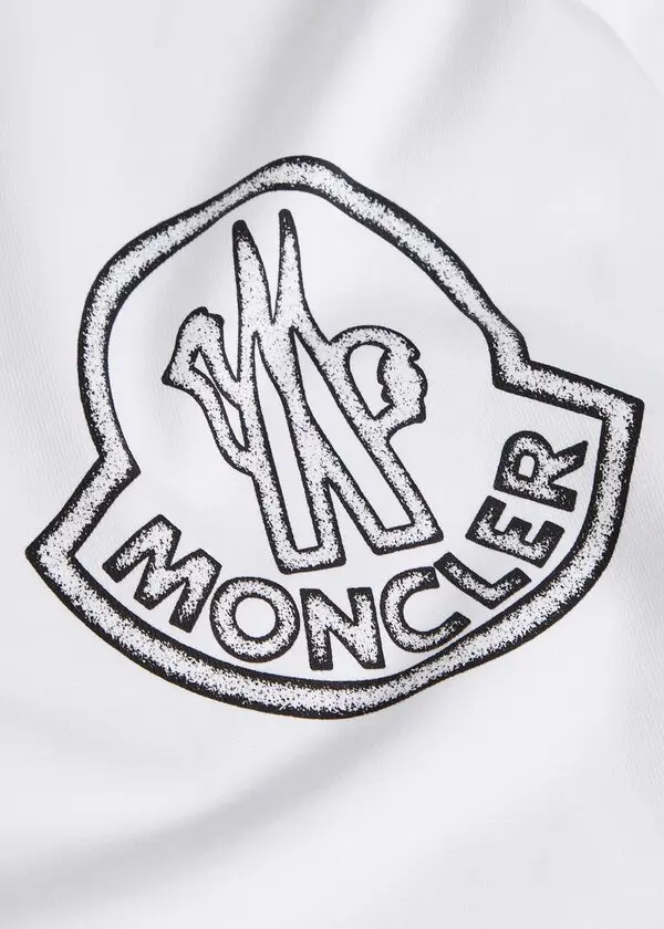 Moncler New Badge Logo-print Cotton T-shirt