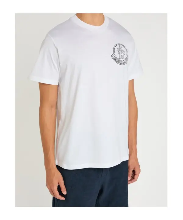 Moncler New Badge Logo-print Cotton T-shirt