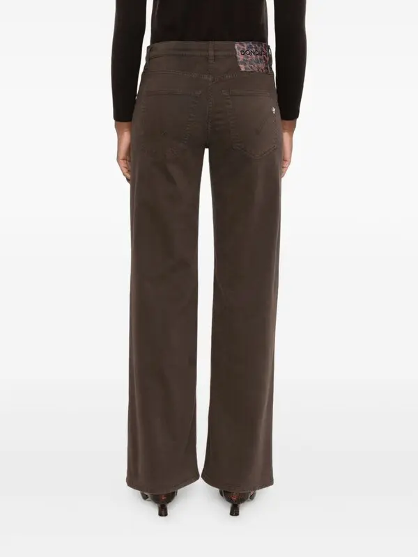 DONDUP Buttoned Straight-leg Jeans