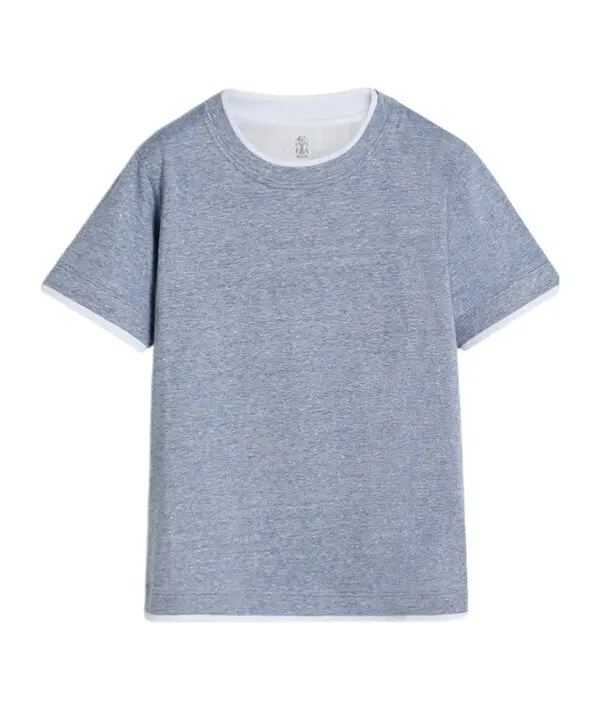 Brunello Cucinelli Linen And Cotton Jersey T-shirt