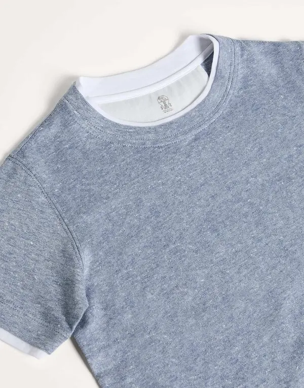 Brunello Cucinelli Linen And Cotton Jersey T-shirt