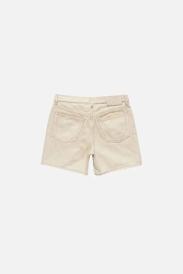 Acne Studios Light Wash Paint-splatter Denim Shorts
