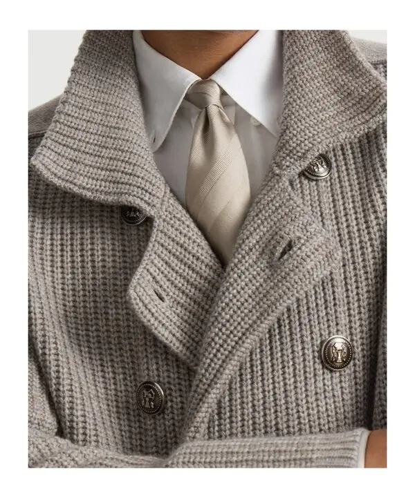 Brunello Cucinelli Striped Silk Tie