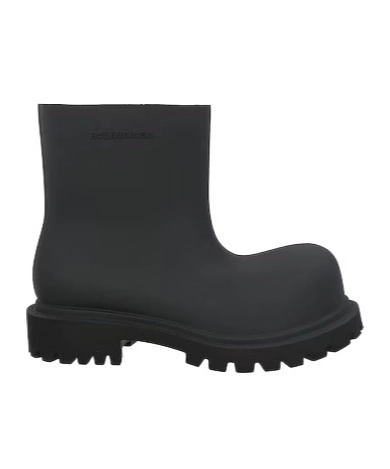 Balenciaga Platform Ankle Boots With Elastic Side Panels