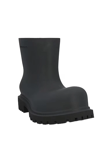 Balenciaga Platform Ankle Boots With Elastic Side Panels