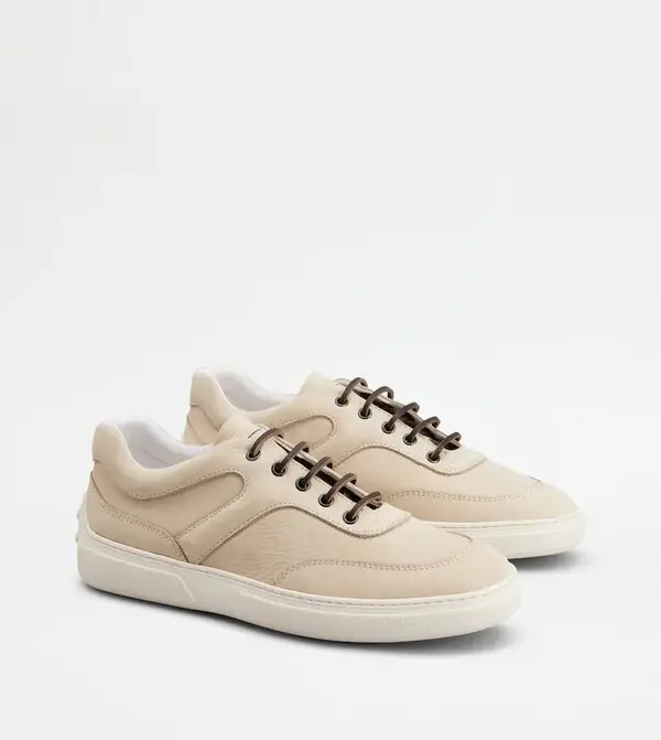 TOD'S Round Toe Lace-up Sneakers