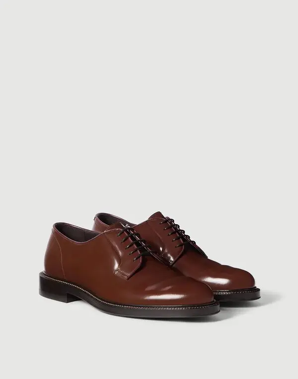 Brunello Cucinelli Derby Shoes With Block Heel