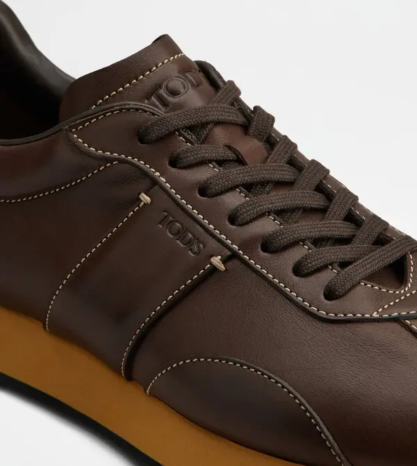 TOD'S Leather Lace-up Sneakers