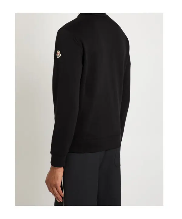 Moncler Logo-embroidered Cotton-blend Sweatshirt