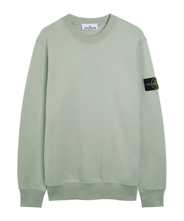 Stone Island Logo Cotton Sweatshirt