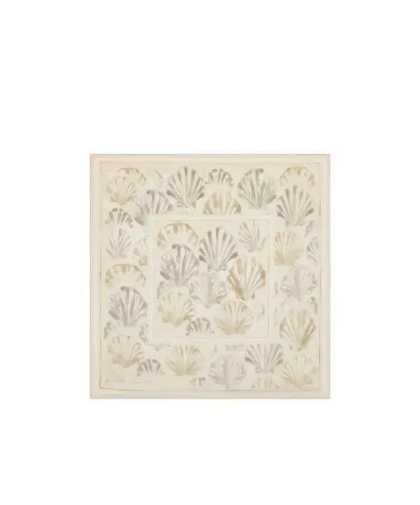 Brunello Cucinelli Silk Satin Mediterranea Scarf - Shell
