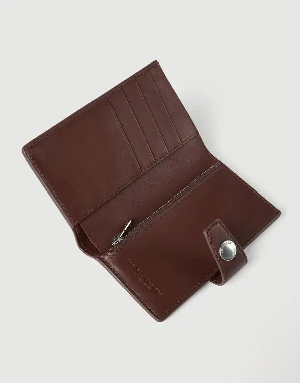 Brunello Cucinelli Internal Card Slots Leather Wallet